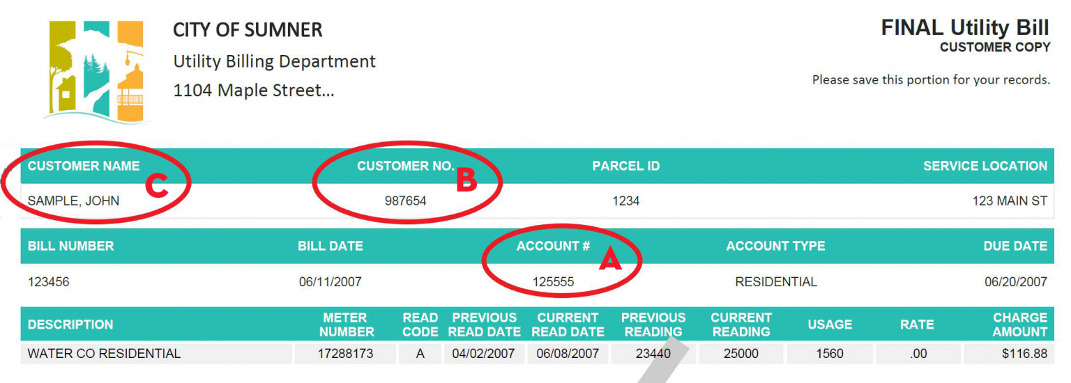 Online Utility Bill Pay – City of Sumner