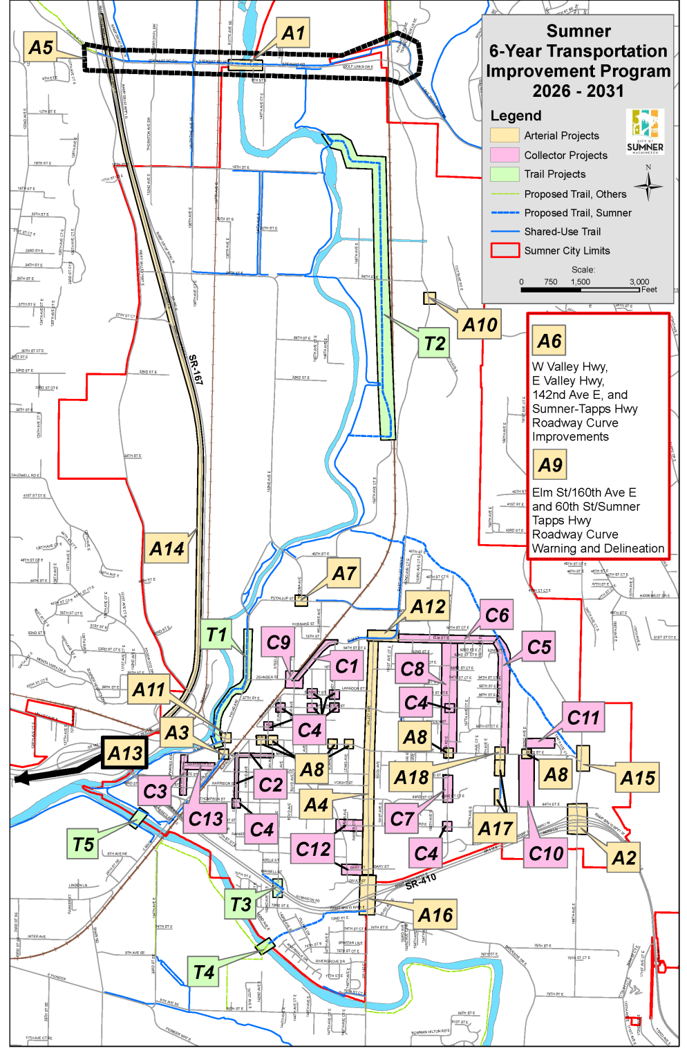 Six-Year Transportation Plan – City of Sumner